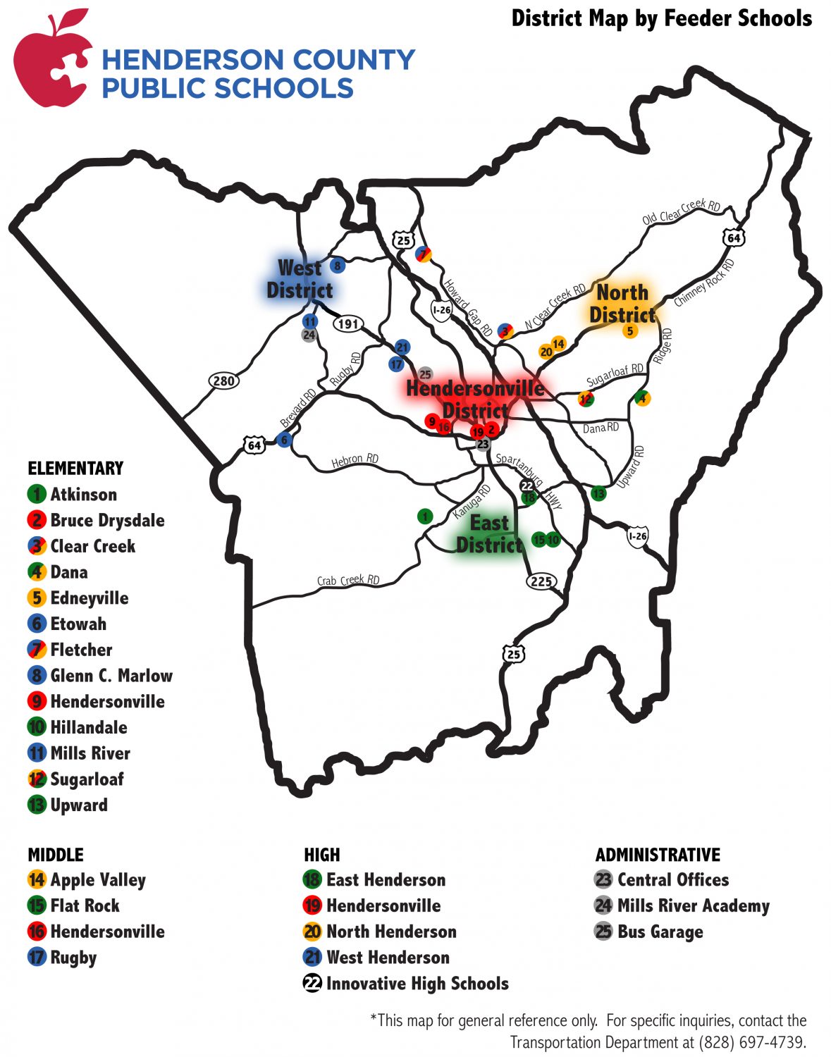 District Maps – Administrative Services